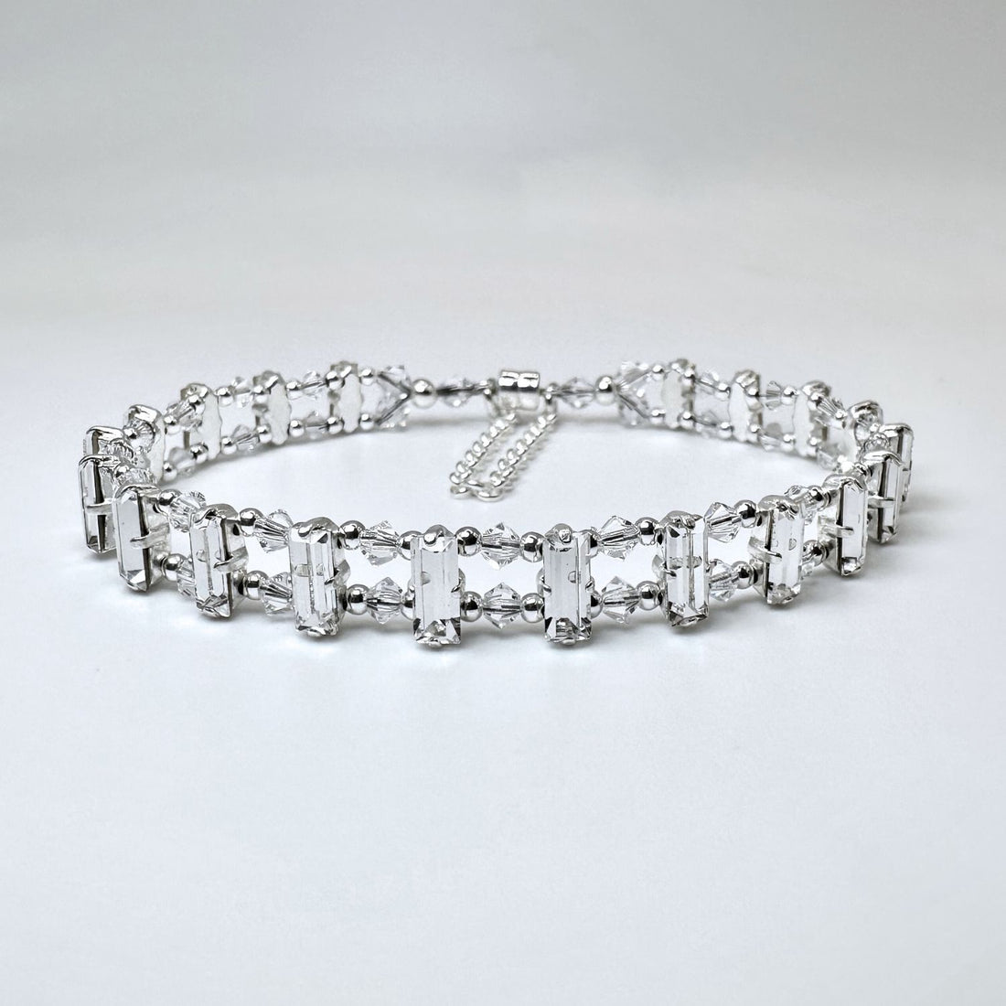 Crystal Clear Bracelet Kit – DIY Sterling Silver & Swarovski Sparkle ...
