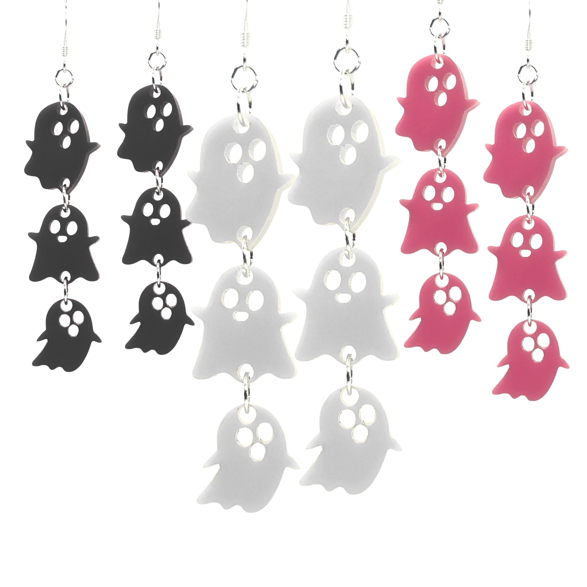 Ghost trio Halloween Earring Kit - New Summerween Colors – Too Cute Beads